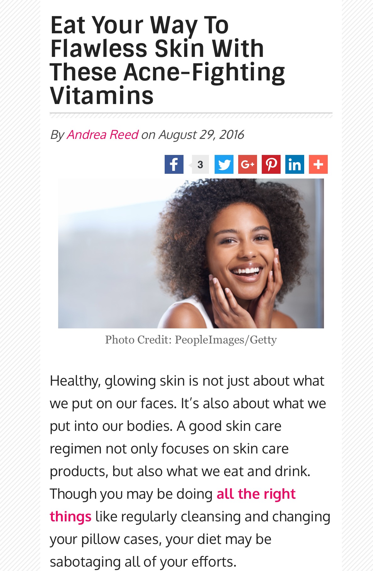 Eat Your Way To Flawless Skin With These Acne-Fighting Vitamins ...